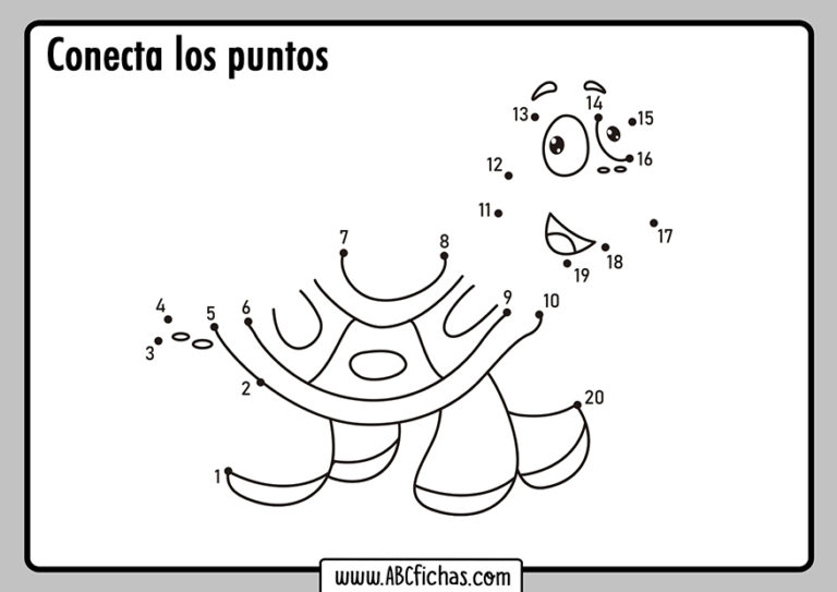 Fichas de Dibujos para Unir y Conectar los Puntos