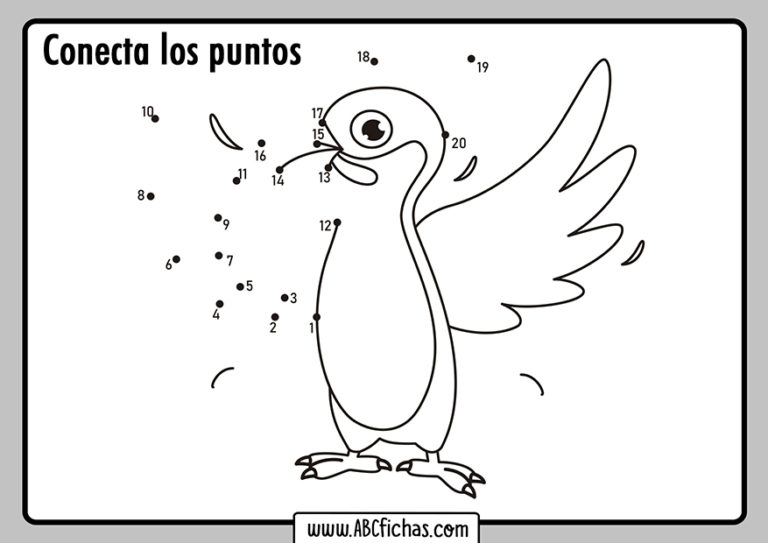 Fichas de Dibujos para Unir y Conectar los Puntos