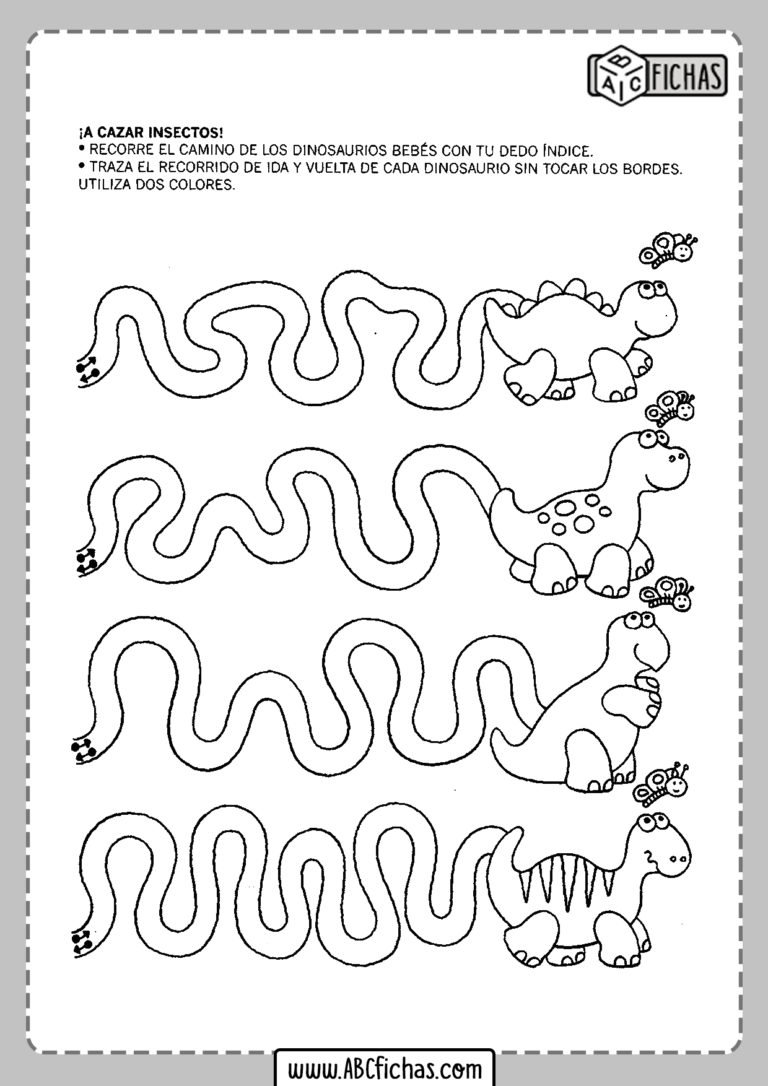 Fichas de Actividades para Infantil | LISTAS para IMPRIMIR