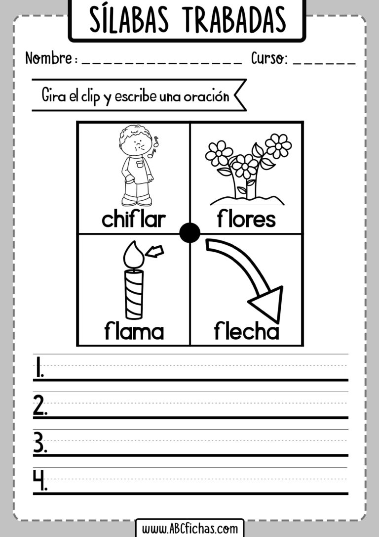 Ejercicios fla fle fli flo flu - ABC Fichas