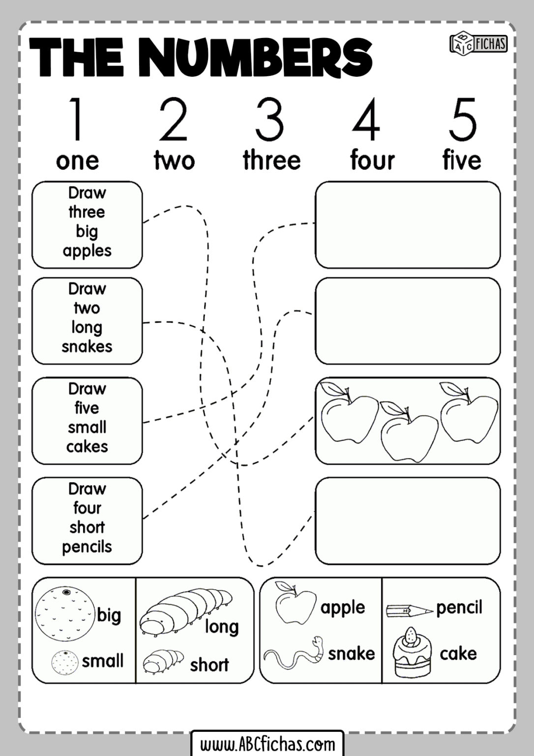 Ficha aprender los numeros en ingles - ABC Fichas Ficha aprender los numeros en ingles - ABC Fichas