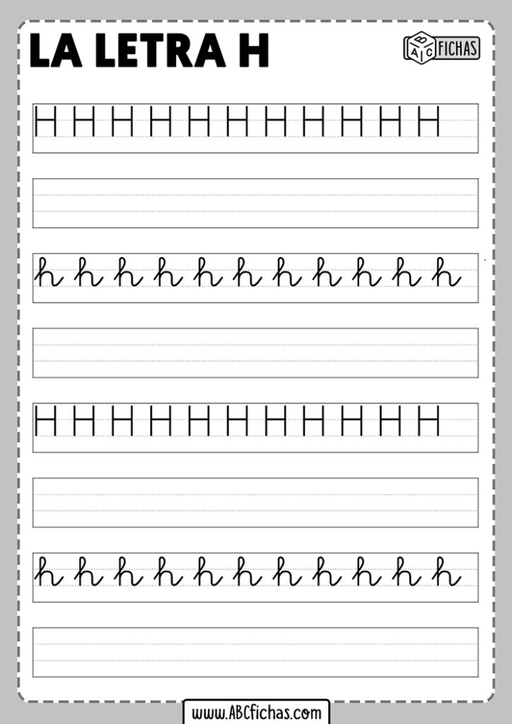 Fichas Caligráficas - ABC Fichas