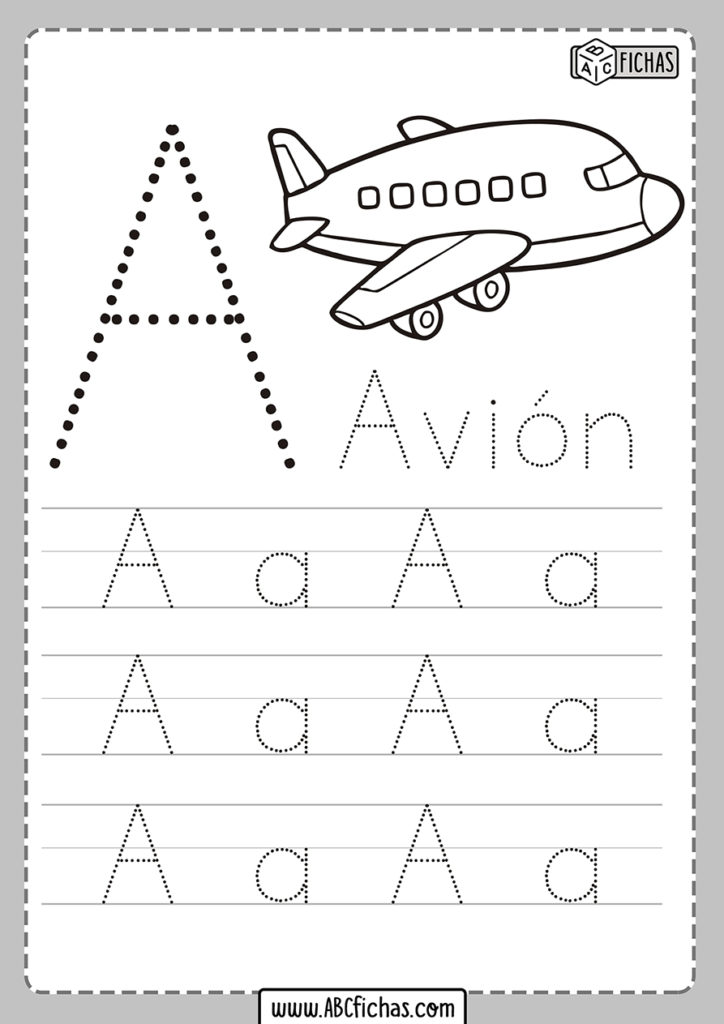 Fichas de Lectoescritura de Todas las Letras del Abecedario