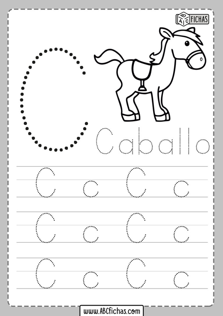 Ficha de la letra c - ABC Fichas