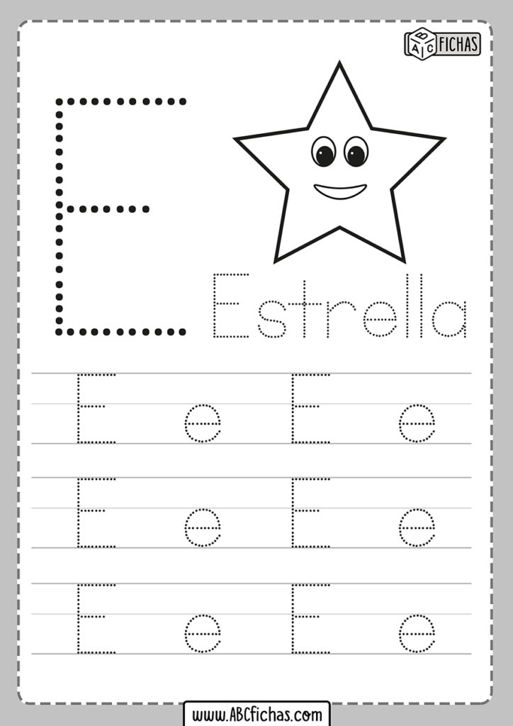 Actividad Con La Letra E