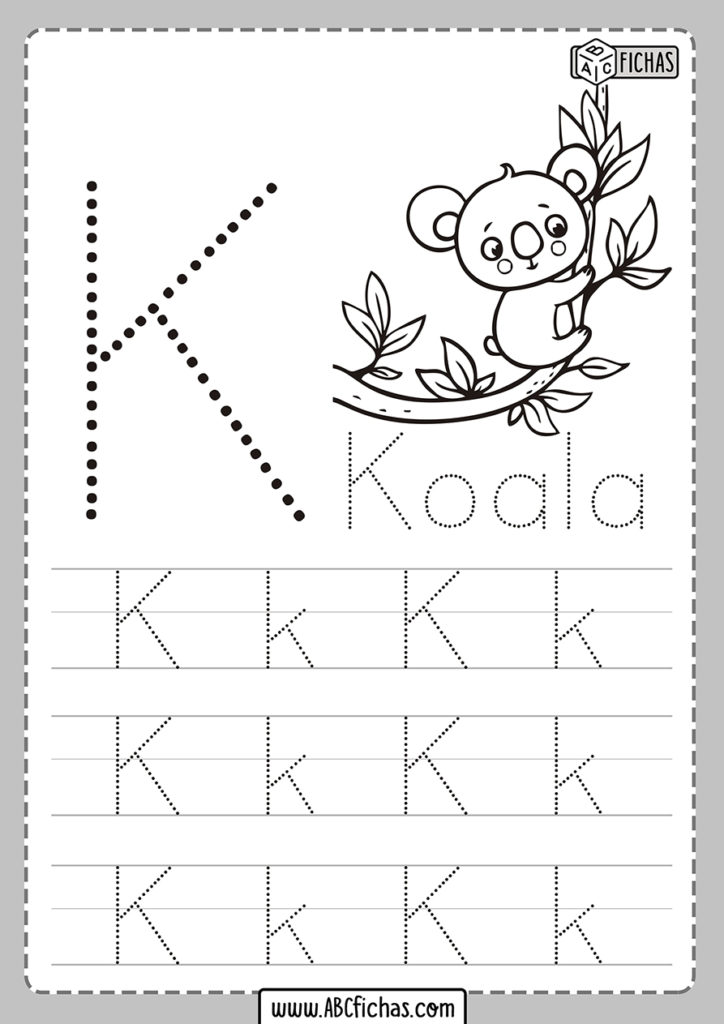 Fichas de Lectoescritura de Todas las Letras del Abecedario