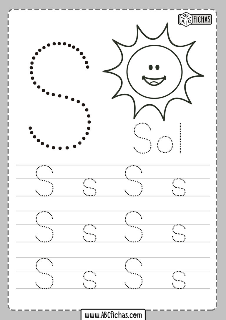 Fichas de Lectoescritura de Todas las Letras del Abecedario