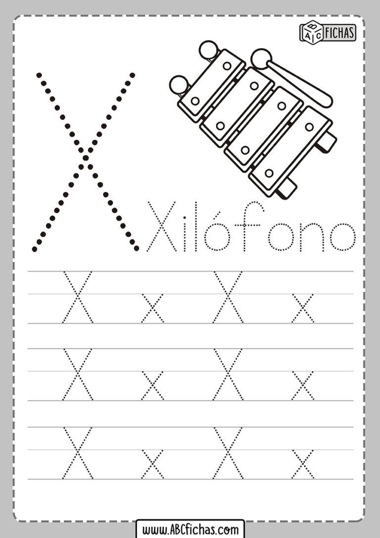 Fichas de Lectoescritura de Todas las Letras del Abecedario