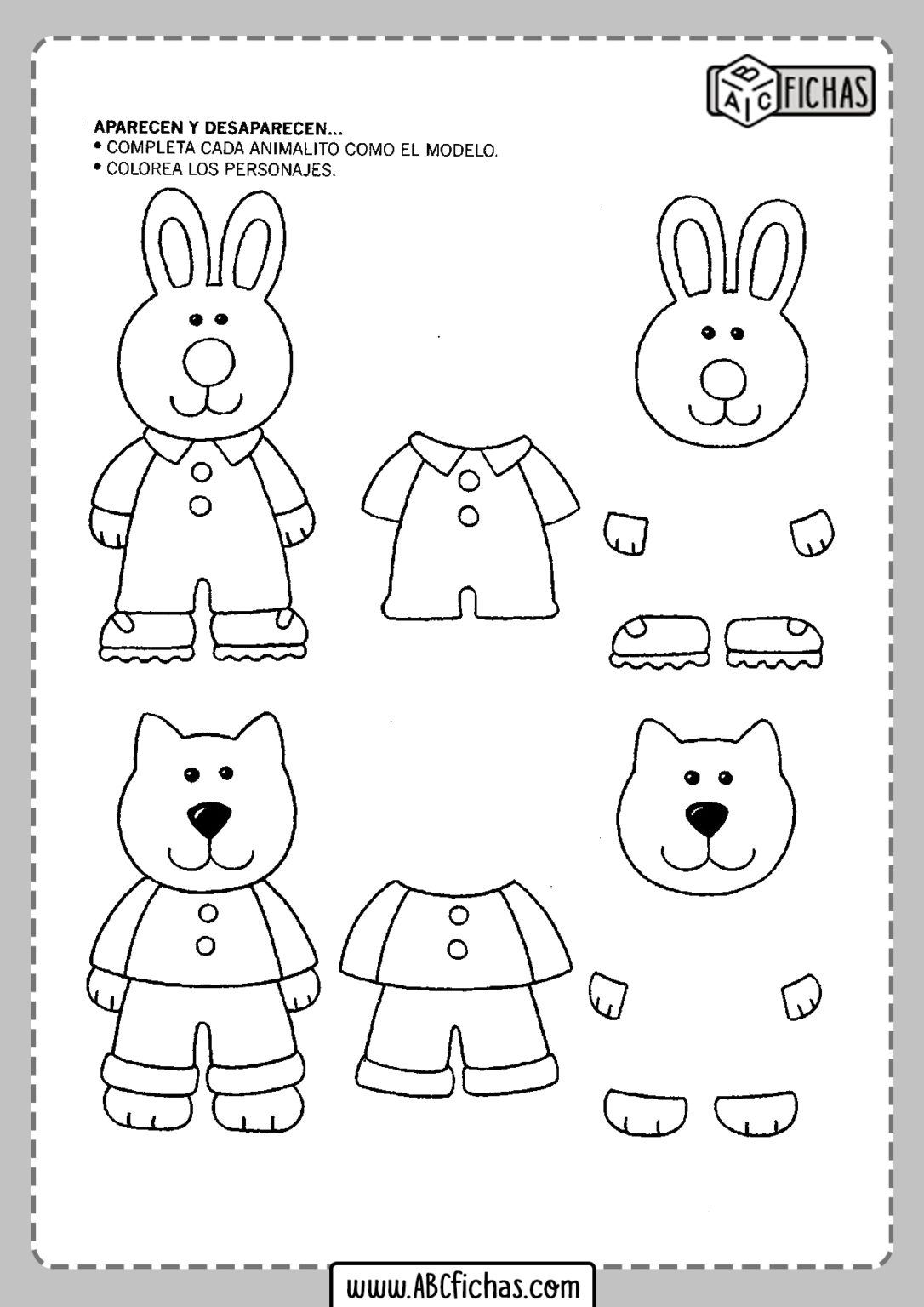 Fichas para Niños de 5 años - ABC Fichas