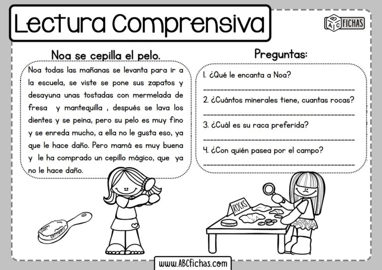 Comprension lectora fichas para imprimir - ABC Fichas Comprension lectora fichas para imprimir - ABC Fichas
