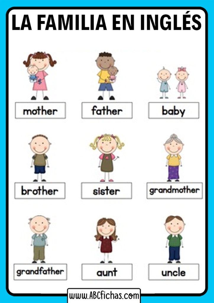 Family Members English Vocabulary For Kids ABC Fichas family-members-english-vocabulary-for-kids-abc-fichas