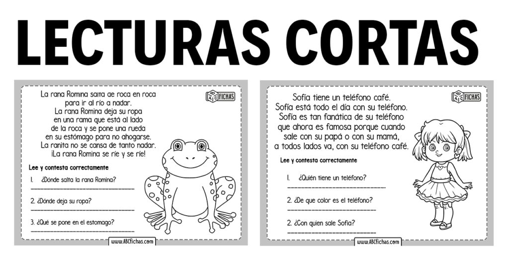Lecturas Cortas con Preguntas para Niños de Primaria