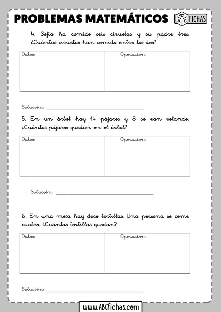 Problemas De Matematicas