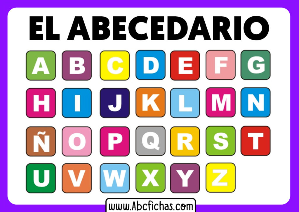Abecedario para niños - ABC Fichas